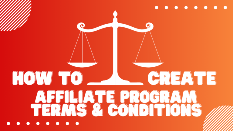 How to Create Affiliate Program Agreements (Terms & Conditions) - The Affiliate Guy